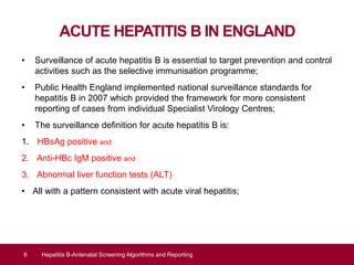 4. Samir Dervisevic hepatitis b antenatal screening algorithms and ...