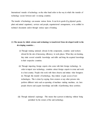 SCIENCE AND TECHNOLOGY IN DEVELOPMENT | DOCX