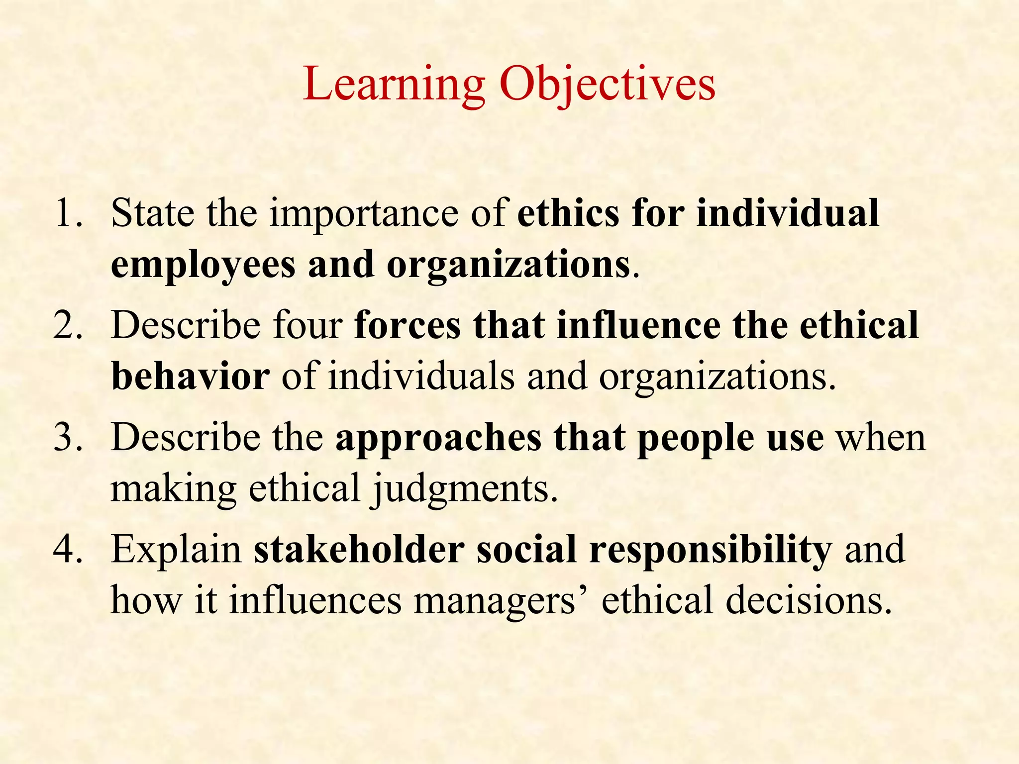 4. Business ethics & social responsibility | PPTX