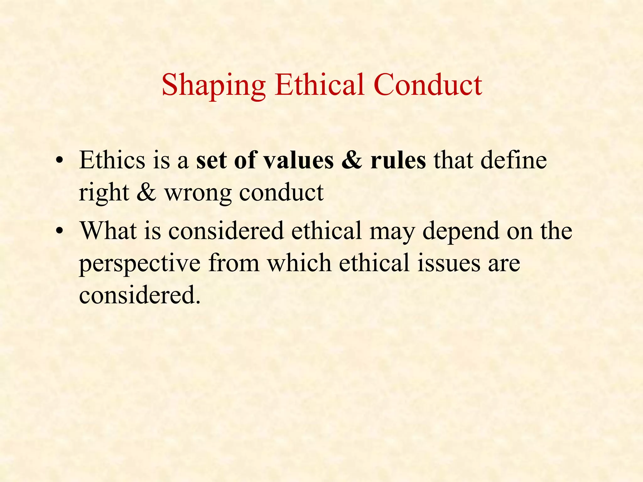 4. Business ethics & social responsibility | PPTX