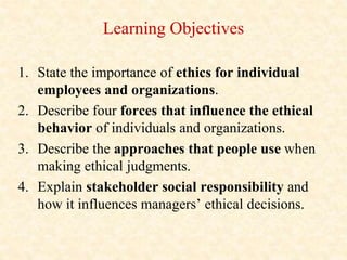 4. Business ethics & social responsibility | PPTX