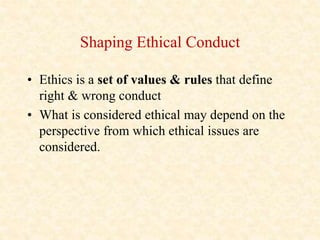 4. Business ethics & social responsibility | PPTX