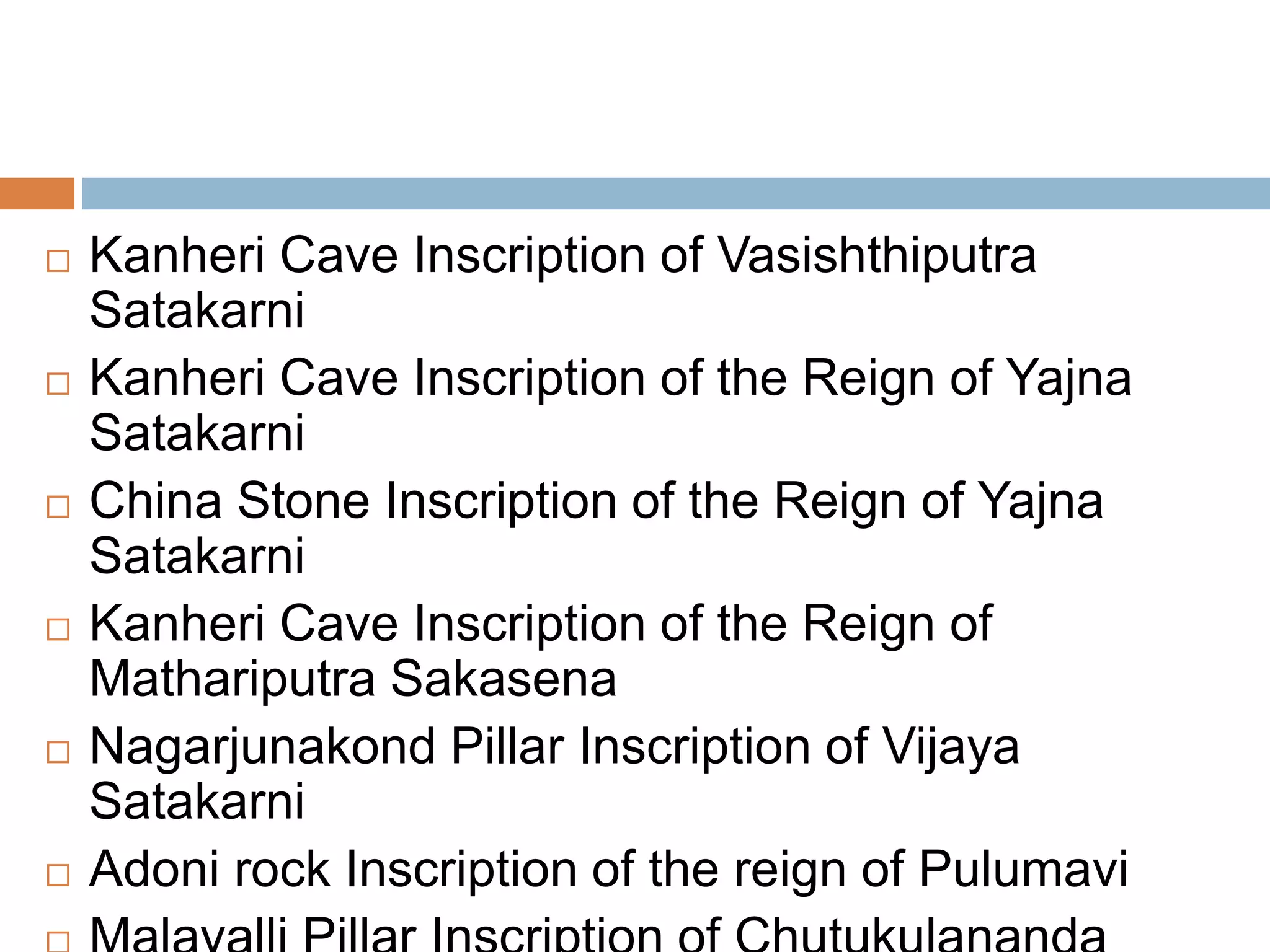 The Satavahanas | PPTX