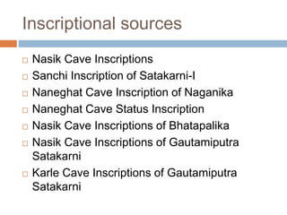 The Satavahanas | PPTX