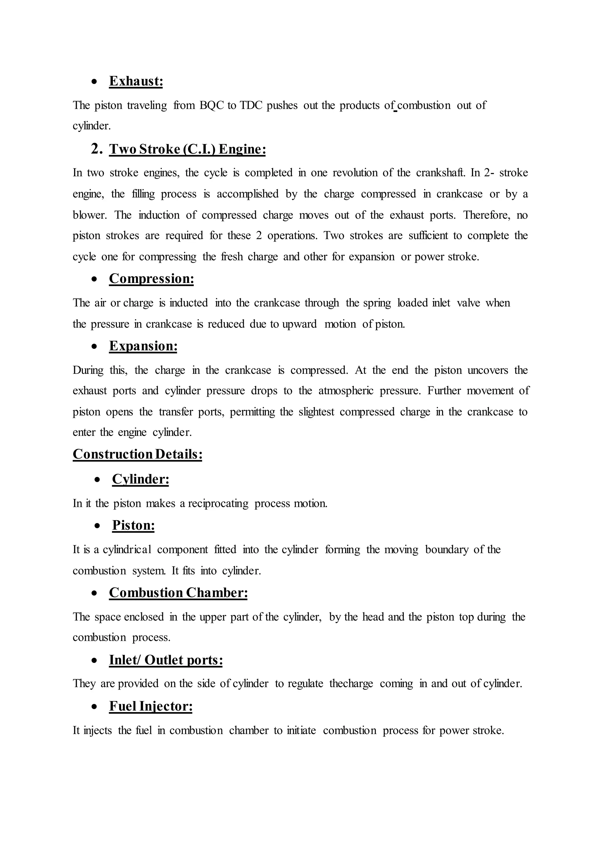 To study the constructional details & working principles involved in a ...