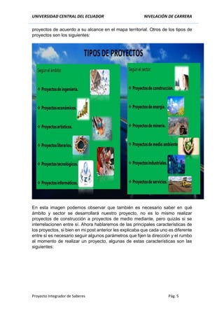 4.proyecto definicio- tipos y caracteristicas (1) | PDF