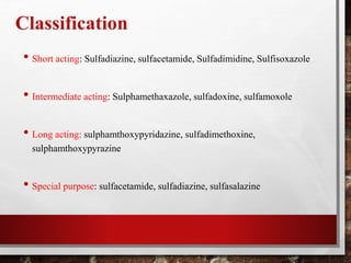 4. Sulphonamides | PPTX | Chemistry | Science