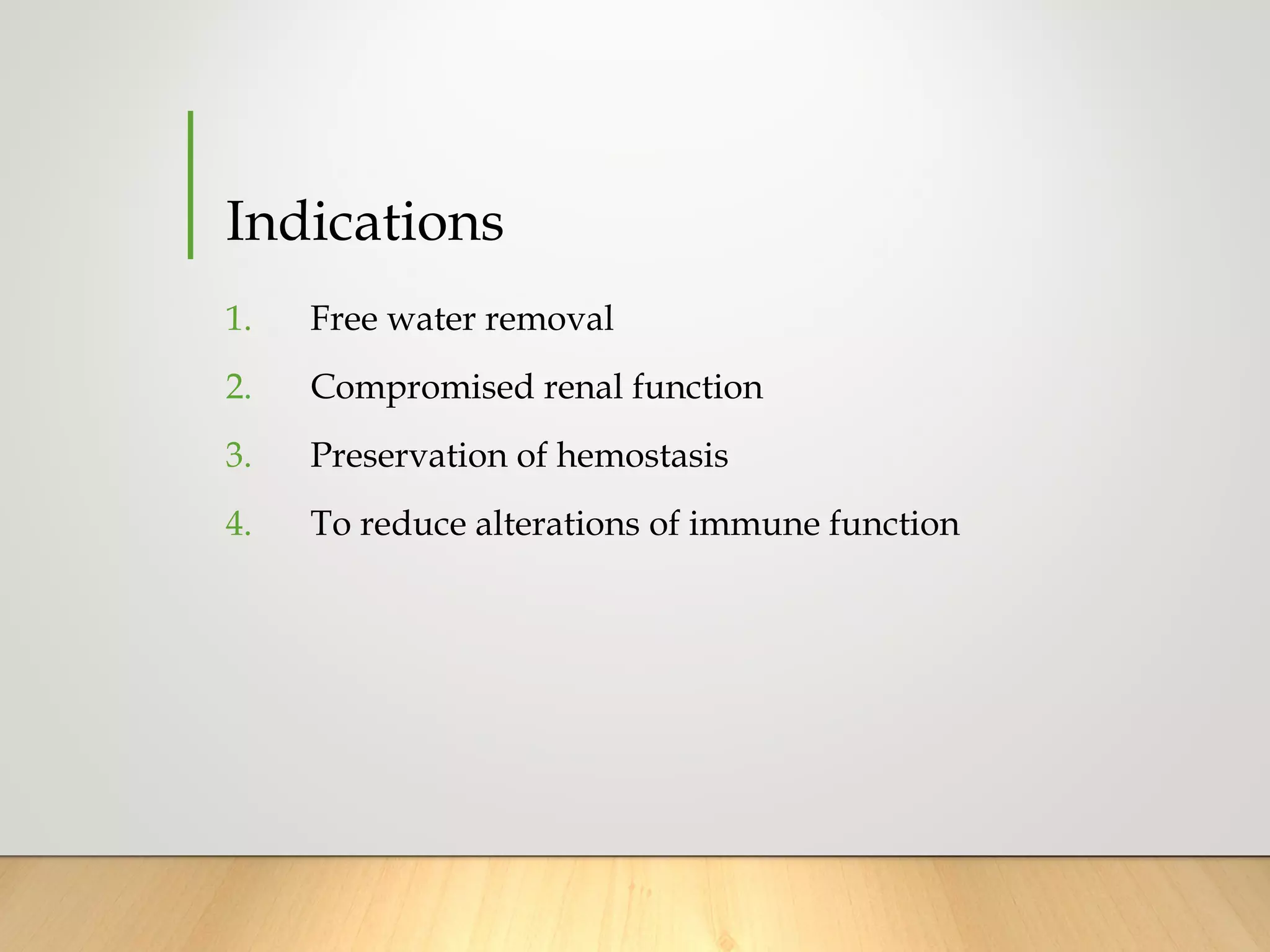4.hemo filtration & blood conservation technique | PPT