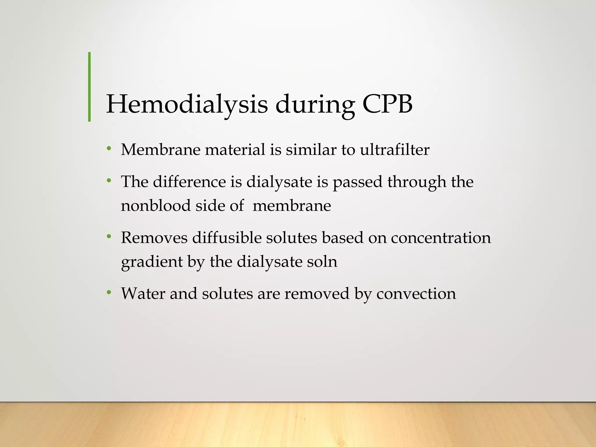 4.hemo filtration & blood conservation technique | PPT