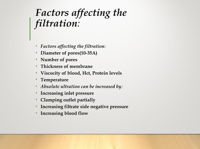 4.hemo filtration & blood conservation technique | PPT