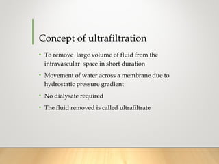4.hemo filtration & blood conservation technique | PPT