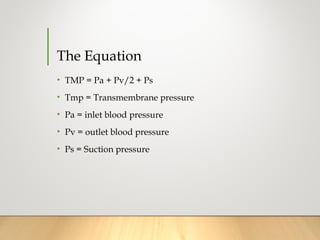 4.hemo filtration & blood conservation technique | PPT