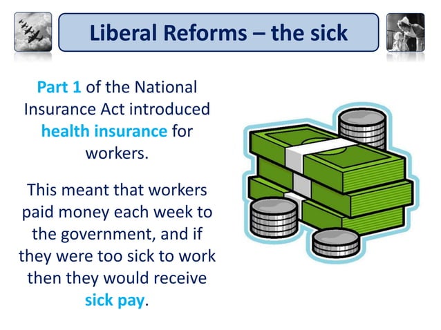 Making of Modern Britain 1880-1951 - liberal reforms (the sick) | PPT