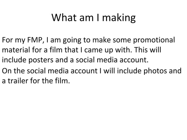 4. fmp pre production (1) final | PPT