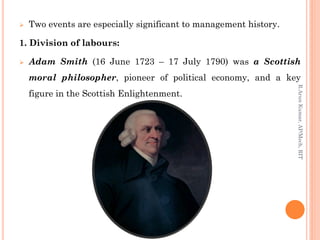 Evolution of management & scientific management | PDF