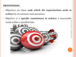 Objectives and setting objectives | PDF