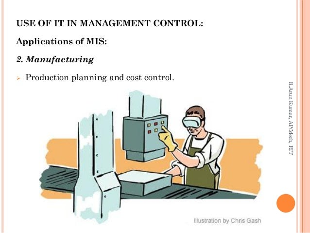 Use of computers and information technology in management control