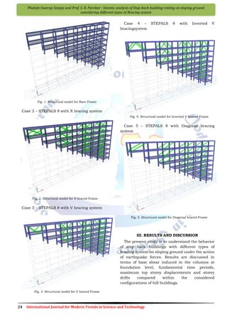 Seismic analysis of Step-back building resting on sloping ground ...