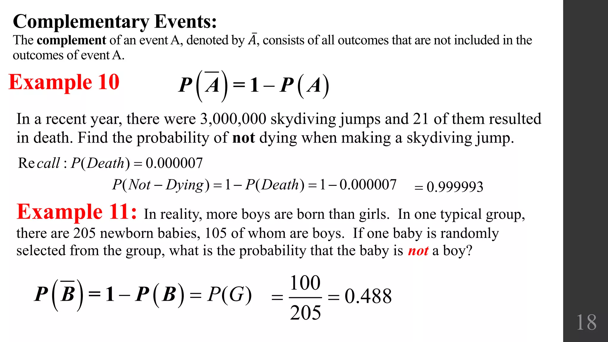 Basic concepts of probability | PPTX