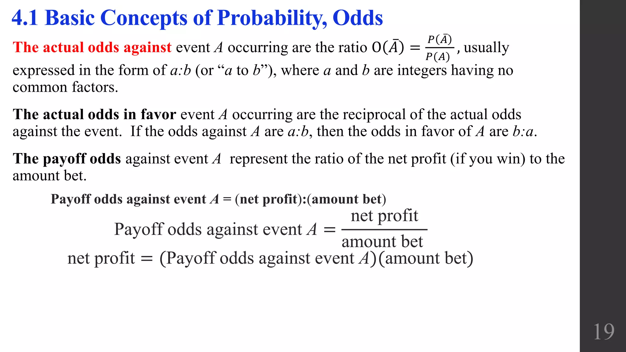 Basic concepts of probability | PPTX
