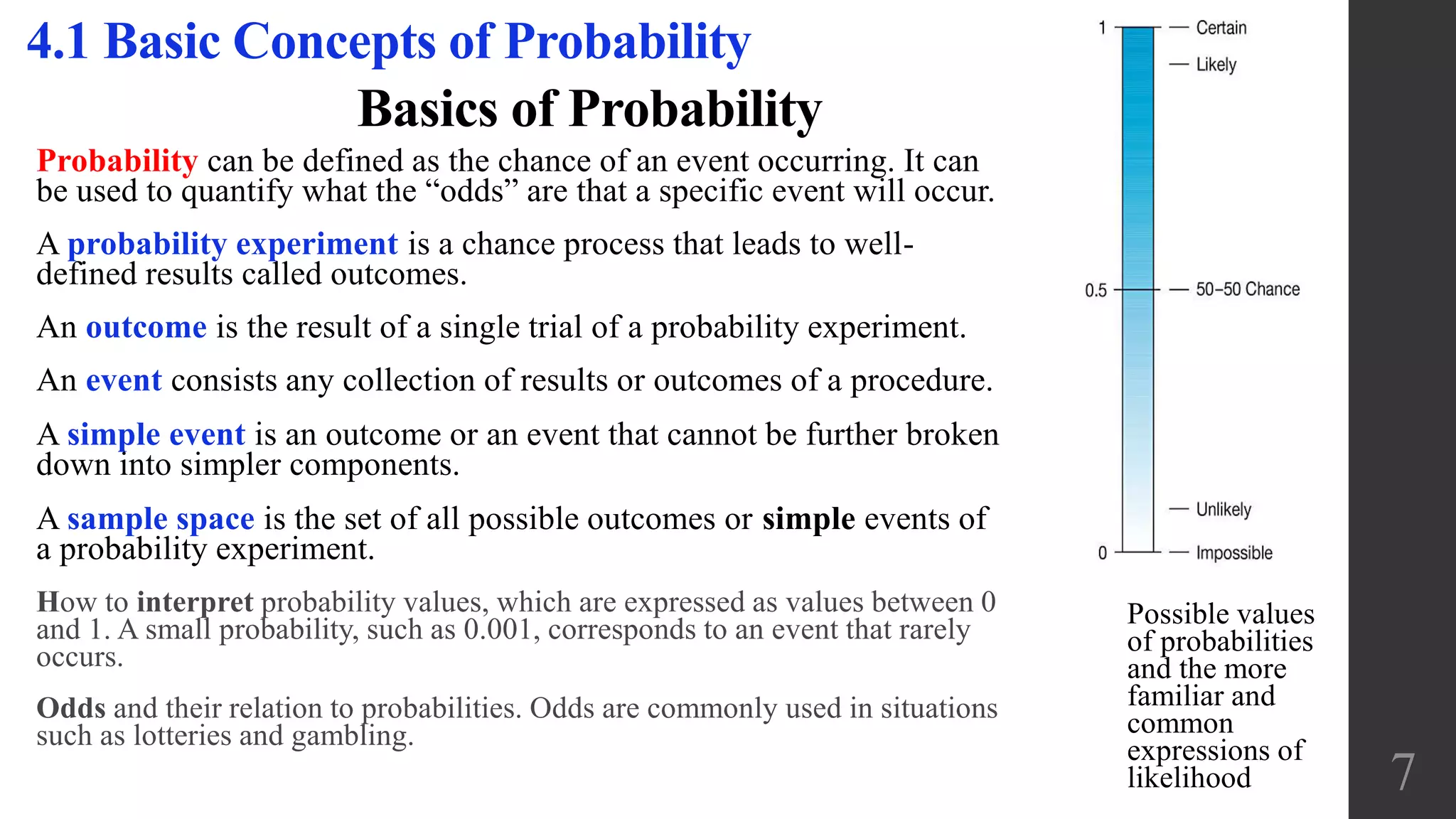 Basic concepts of probability | PPTX