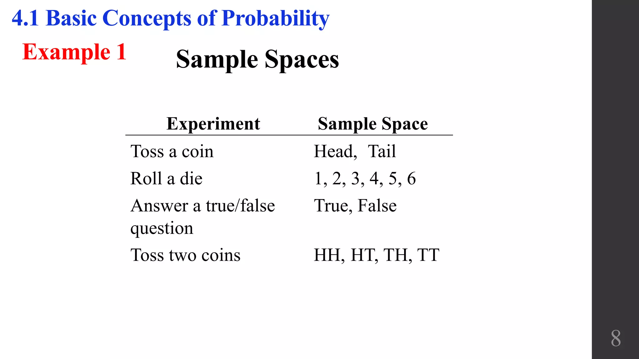 Basic concepts of probability | PPTX