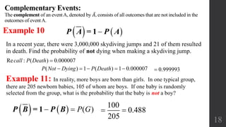 Basic concepts of probability | PPTX