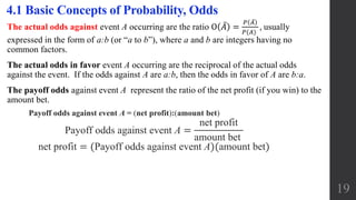 Basic concepts of probability | PPTX