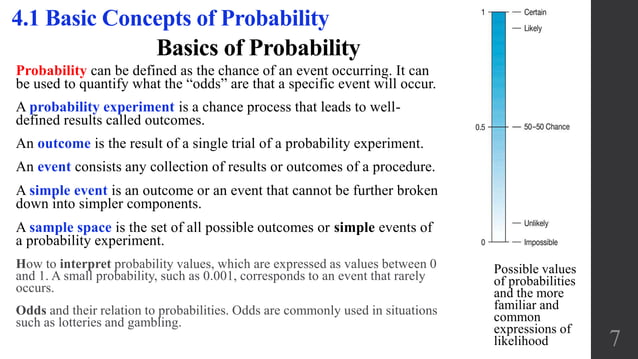 Basic concepts of probability | PPTX