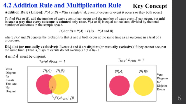 Addition rule and multiplication rule | PPTX | Chemistry | Science
