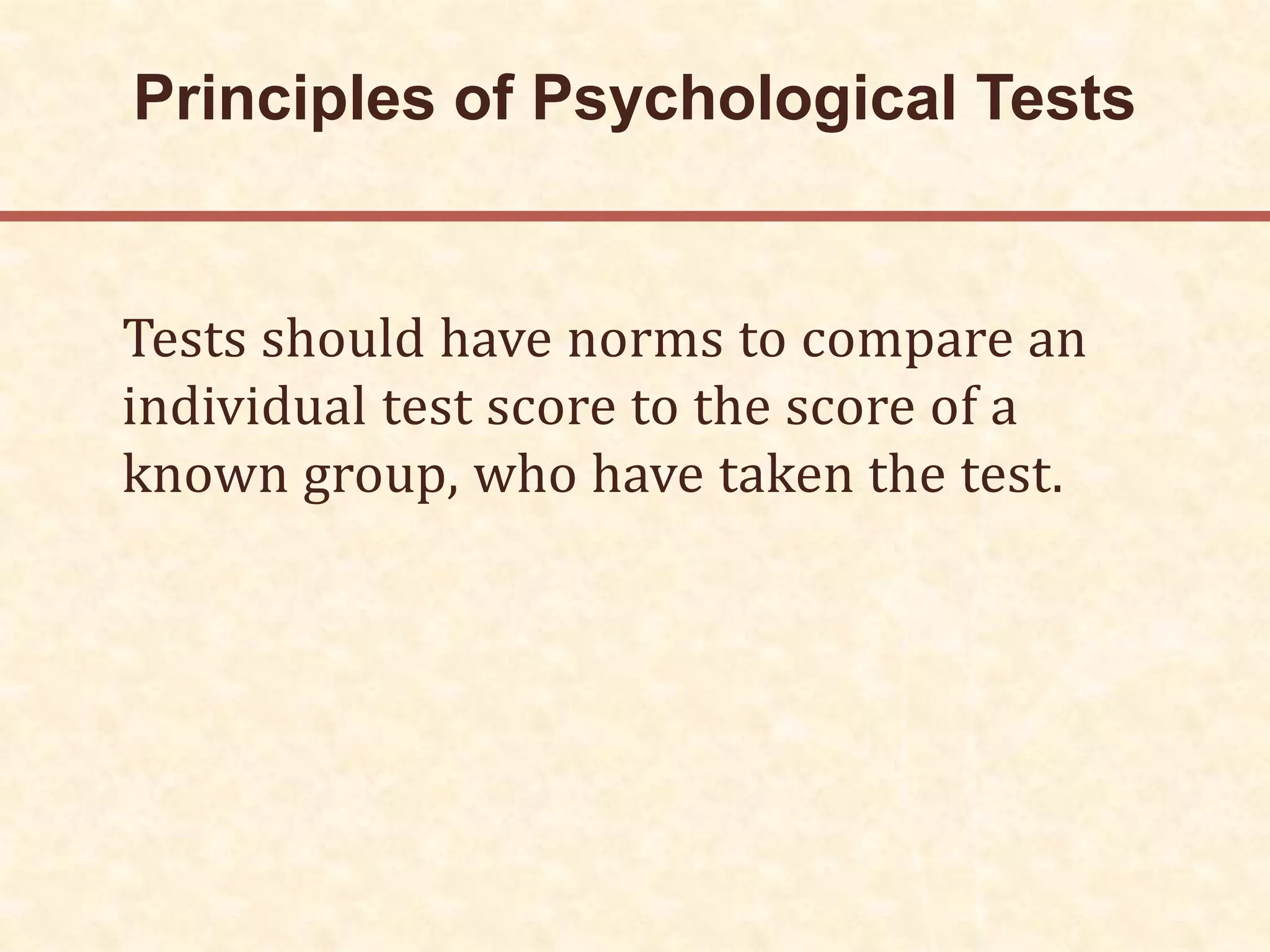 4. principles of psychological tests S.Lakshmanan Psychologist | PDF