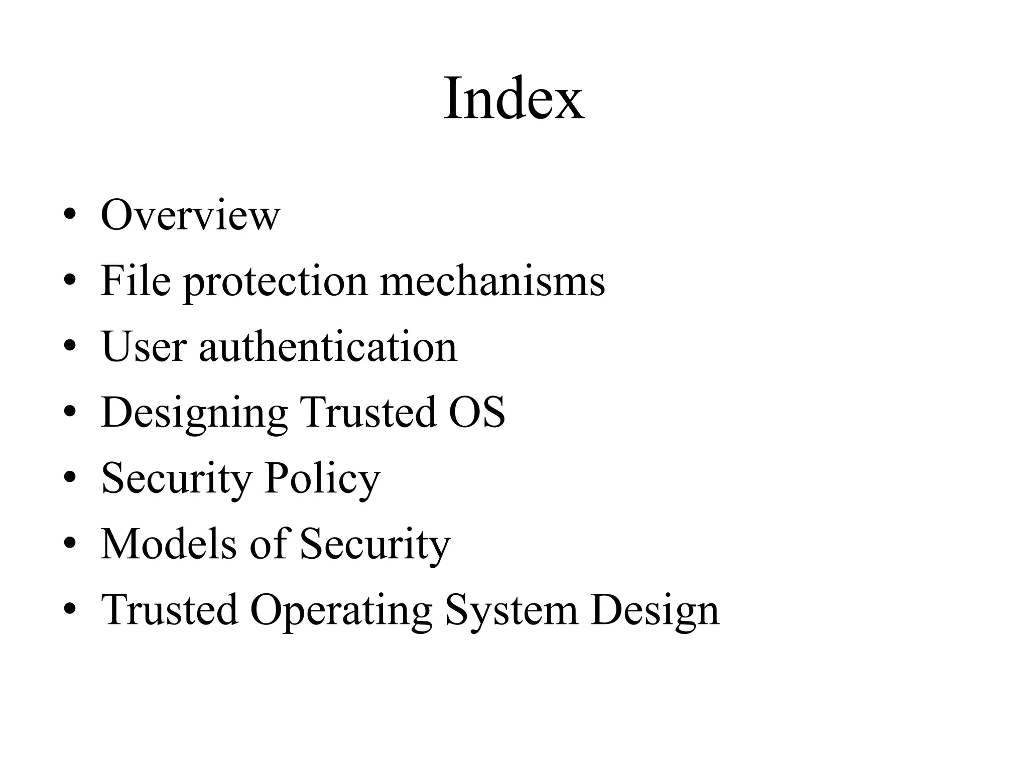 Survey of file protection techniques | PPTX