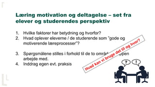 4. uv.dag motivation, modstand og mestring | PPT