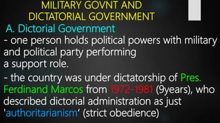 PHILIPPINE GOVERNMENT | PPTX