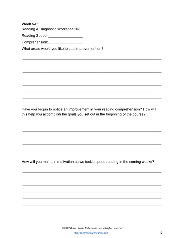 4. personal goals & progress worksheet | PDF