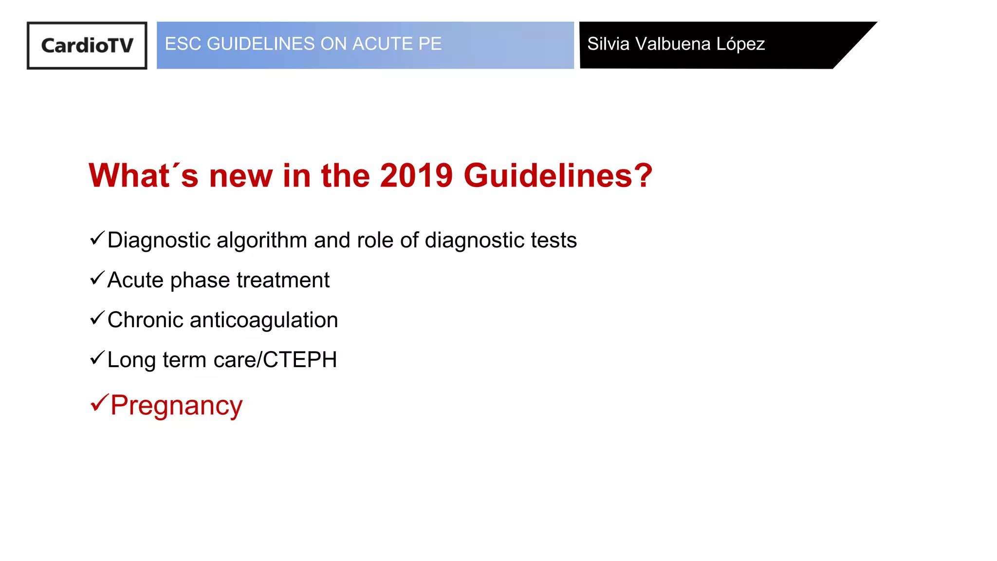 2019 ESC Guidelines on Acute Pulmonary Embolism | PDF