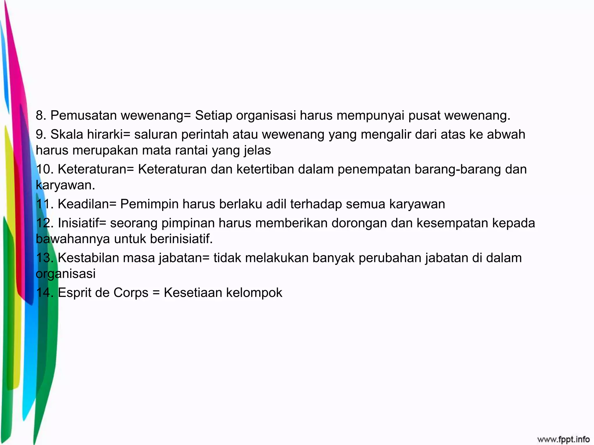 4. dimensi dan prinsip administrasi | PPT