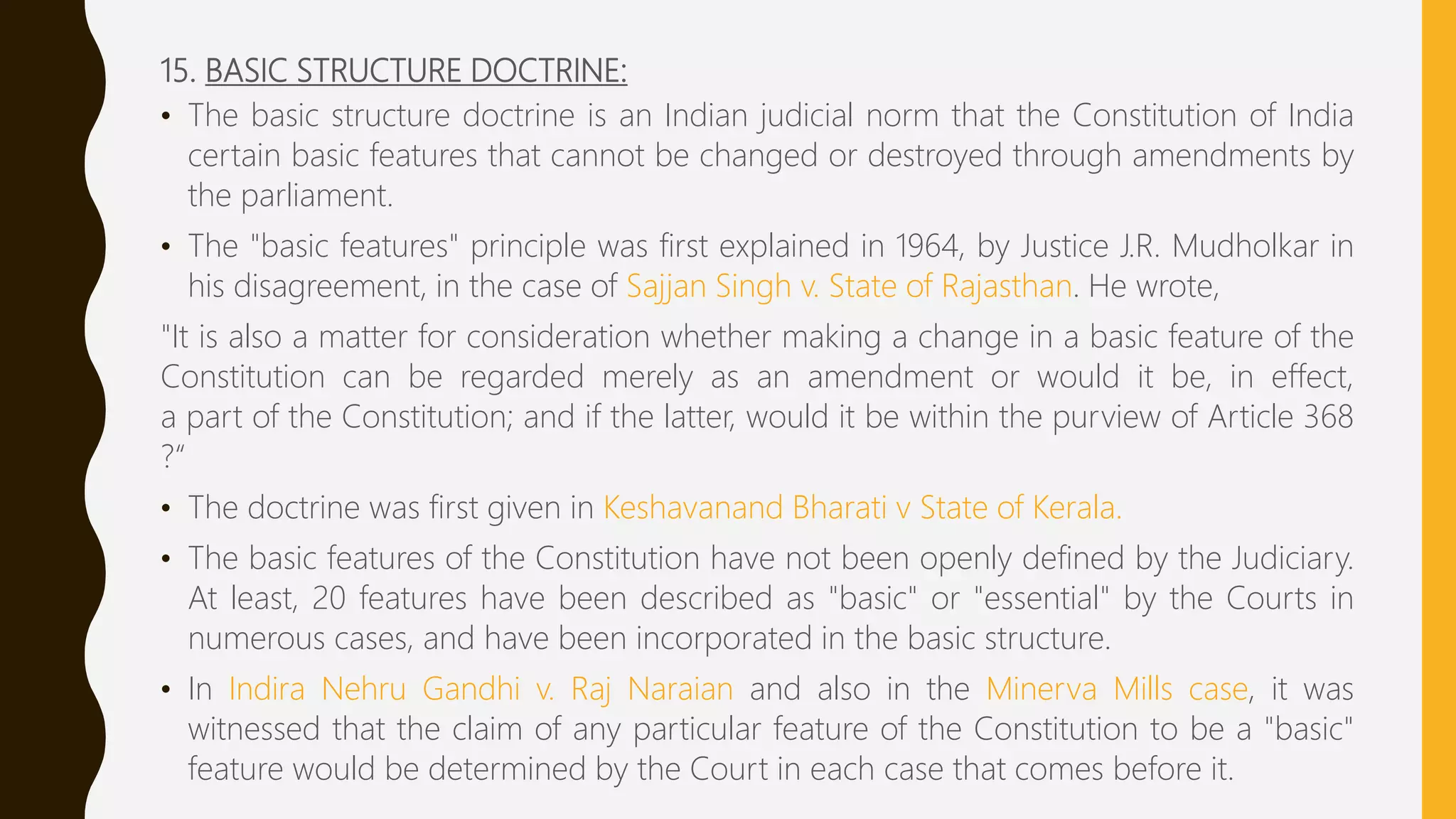 Salient features of Indian constitution | PPTX
