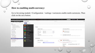 Multi-Currency In Odoo | PPT | Internet | Computing