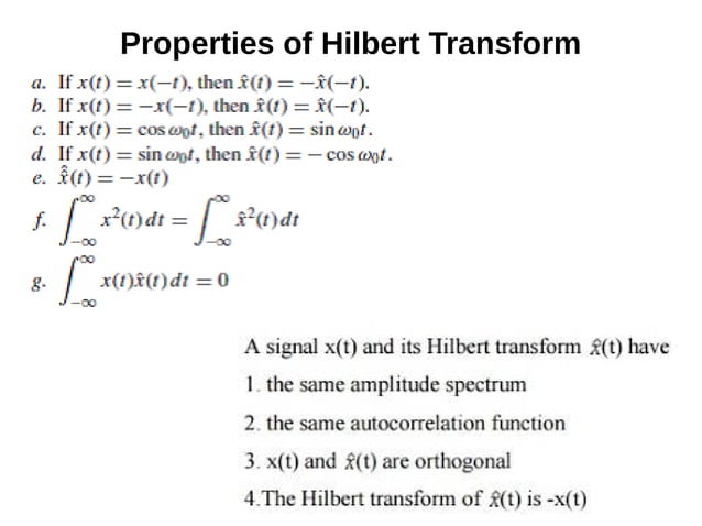 4.Sampling and Hilbert Transform | PDF
