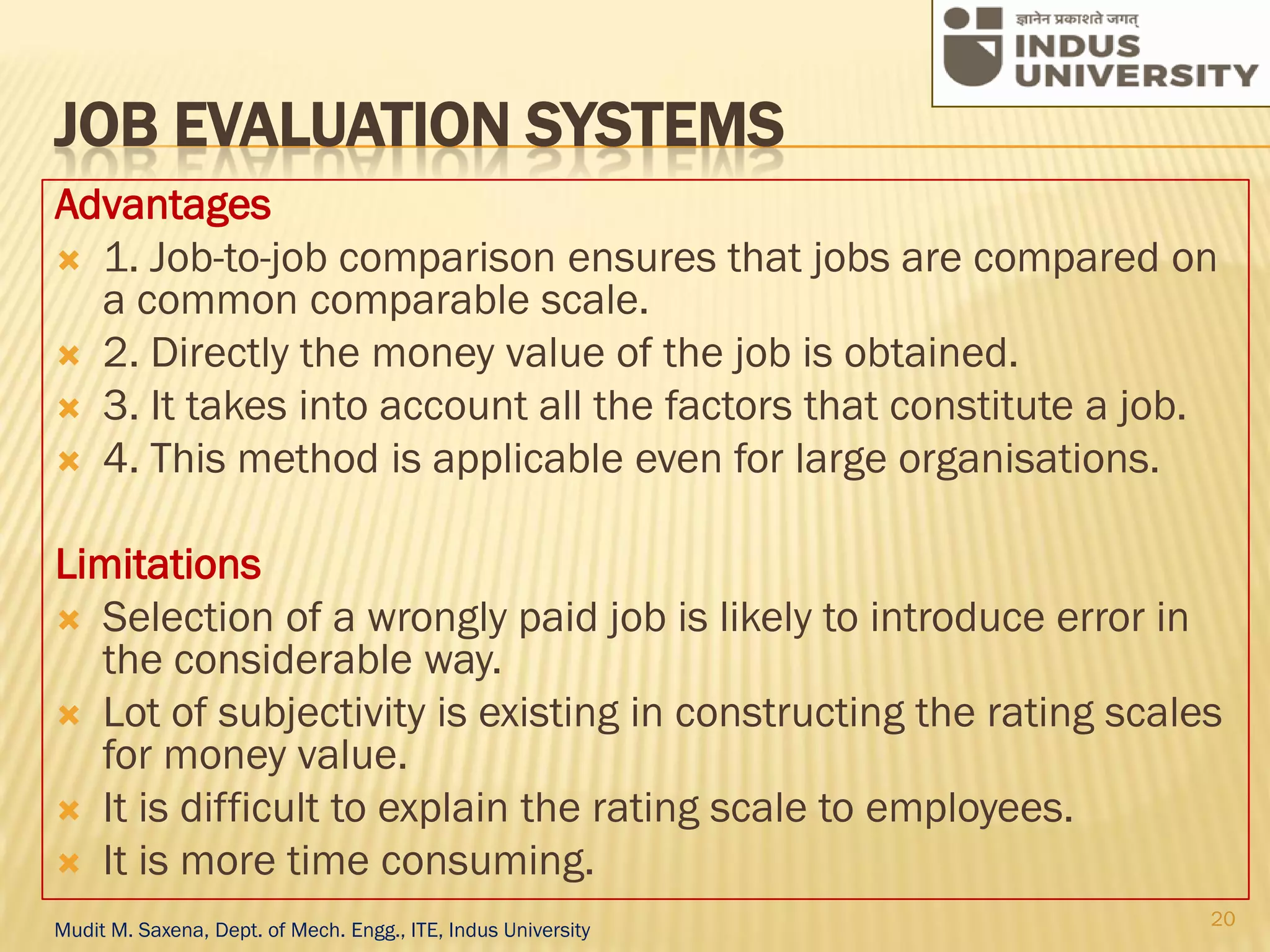 4.2 job evaluation and merit rating | PDF