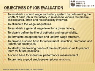 4.2 job evaluation and merit rating | PDF