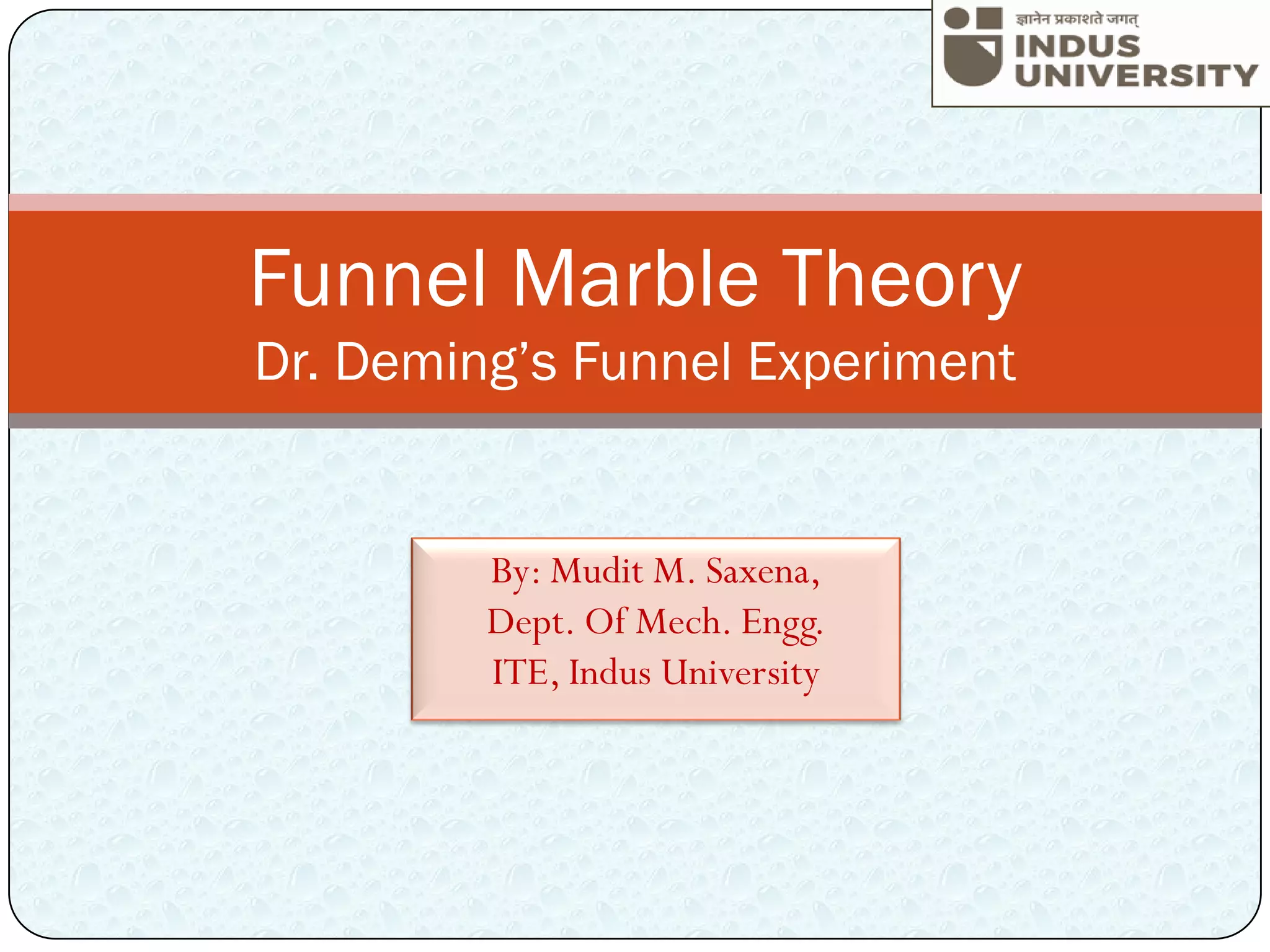 4.5 Funnel Marble Theory | PDF
