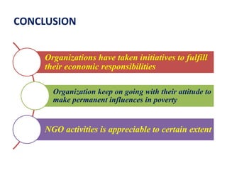 A STUDY ON PERFORMANCE OF NGO ACTIVITIES IN PRESENT SCENARIO | PPTX