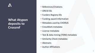 4. Crossref and Atypon | PPT