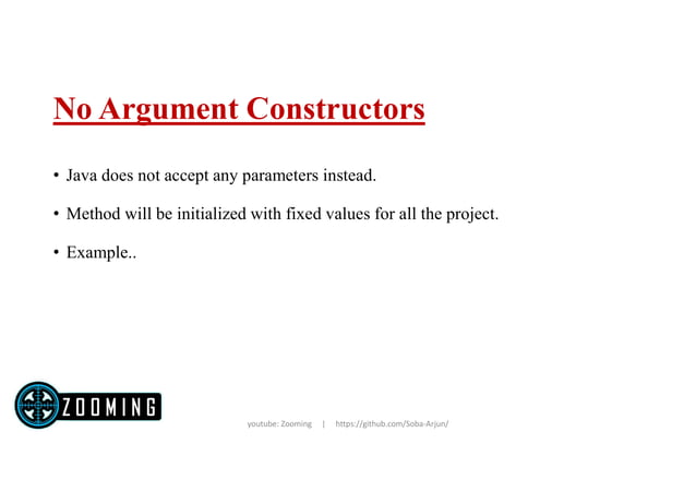 Java Constructor | PPT