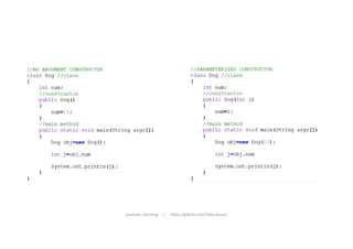 Java Constructor | PPT