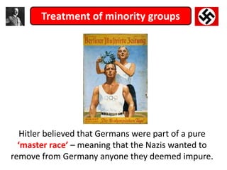 Hitler and Nazi Germany - treatment of other minority groups | PPTX