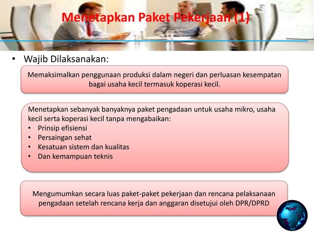 Perencanaan & Proses e- Procurement _Materi Training "e- PROCUREMENT MANAGEMENT" | PPTX