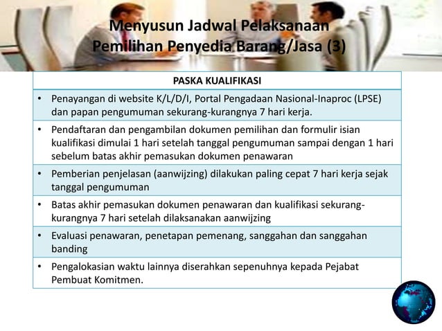 Perencanaan & Proses e- Procurement _Materi Training "e- PROCUREMENT MANAGEMENT" | PPTX